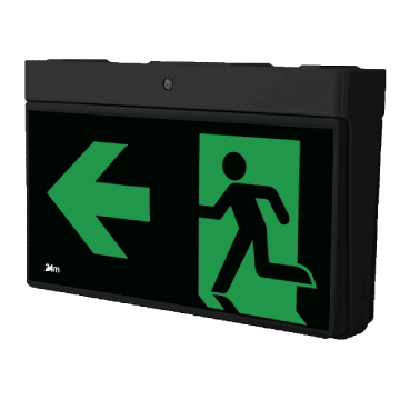 SURFACE MOUNT LED EXIT LIGHT 2001 BLK | 3A Lighting