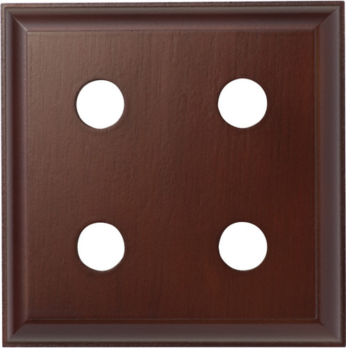 Square Quad Switch & Socket Wood Block - Traditional Style | Lithgow ...