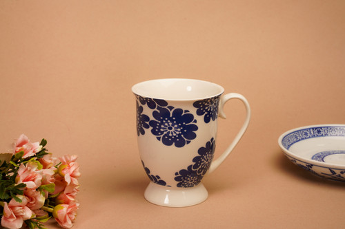 Blue Flower Coffee Mug | Casa Macao