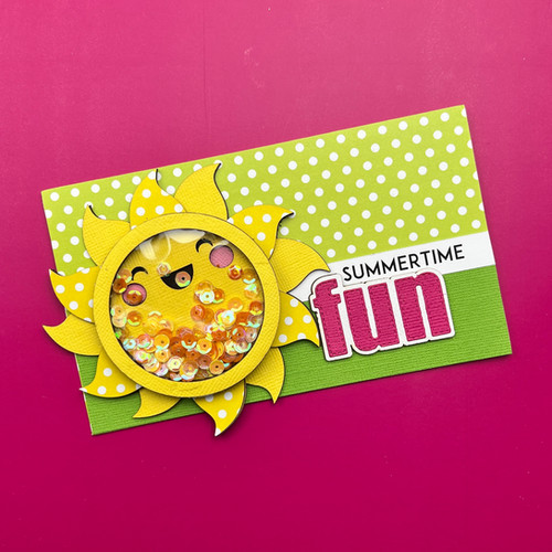 Summertime Fun Shaker Card | Bromero Cards