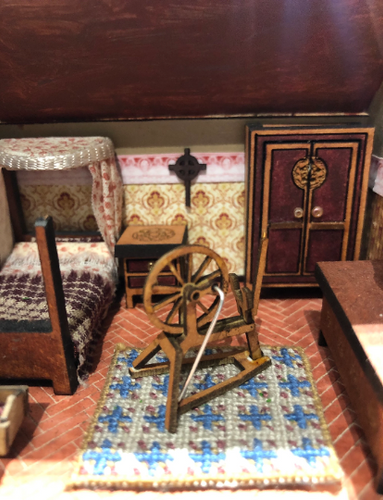 1/48th kit spinning wheel, quarter scale | Raptoor Crafting