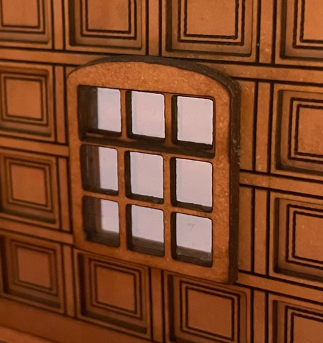 1/24th kit, arch sash windows, 4 in a pack | Raptoor Crafting