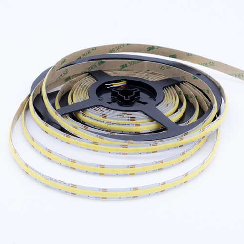 COB CCT Adjustable LED Strip 24V – 15W/m, Tunable White 3000K–6000K, 5m ...