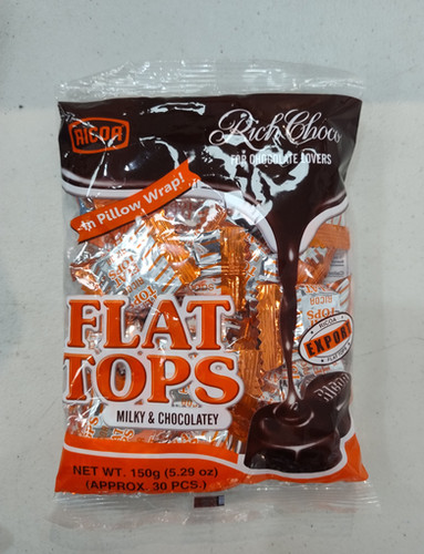 Ricoa Flat Tops Milk Chocolate 150g | Merkado Filo Grocery