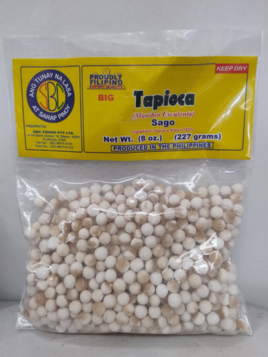 Big Tapioca White (Sago) 227g | Merkado Filo Grocery