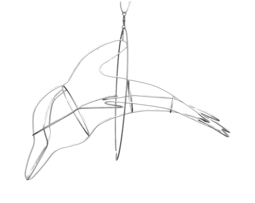 Large Dolphin and Ring Topiary - Frame | Moss & Vine Topiary