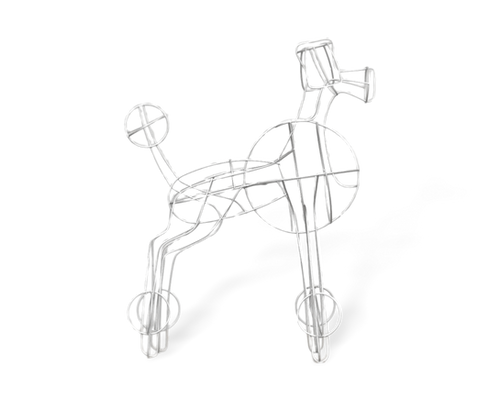 Large Poodle Topiary - Frame | Moss & Vine Topiary