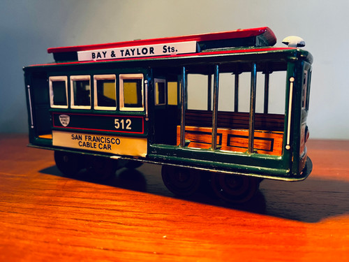 Vintage San Francisco Cable Car Toy | The Vintage Room