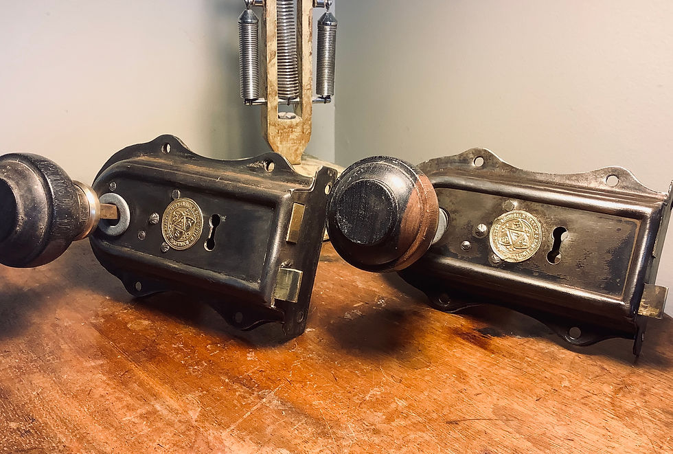 Victorian / Edwardian English Rim Lock | The Vintage Room
