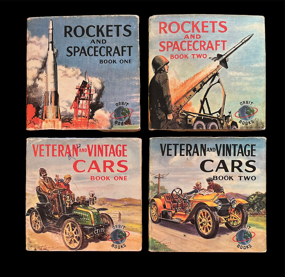 Vintage Transport Kids Reference Books | The Vintage Room