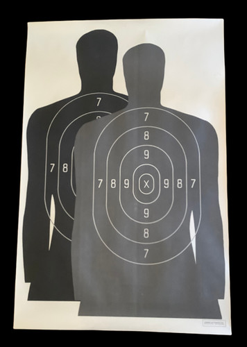 Vintage US Law Enforcement Target Poster | The Vintage Room
