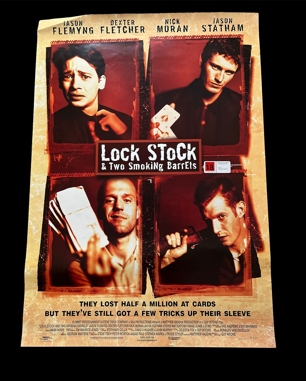 Lock Stock & Two Smoking Barrels One Sheet | The Vintage Room