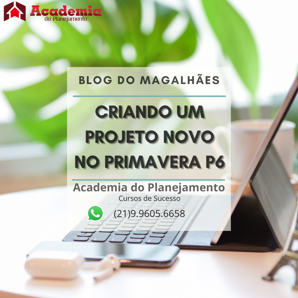 Criando um Projeto Novo no Primavera P6P6