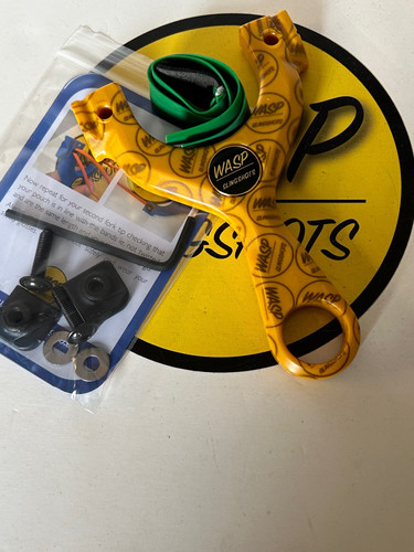 Value Kit ..Wasp Logo Printed Yellow Uniphoxx Slingshot Kit ...