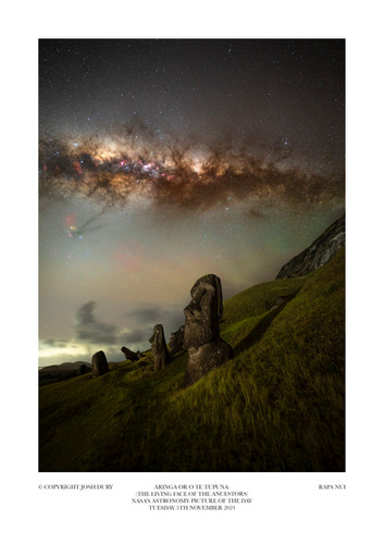 NASA Astronomy Picture Of The Day (APOD) Aringa Ora O Te Tupuna | Fine ...