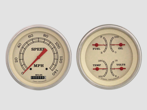 Vintage Series Gauge Sets | Hot Rods By Dean