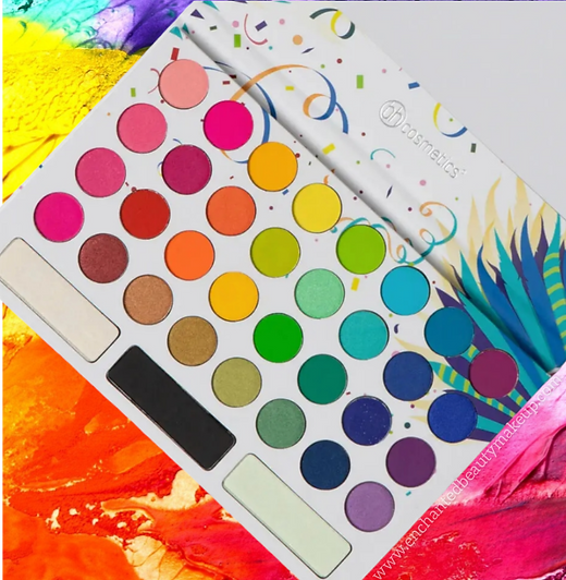 BH Cosmetics Take Me Back To Brazil 35 Color Pressed Pigment Palette Enchanted Beauty Mak