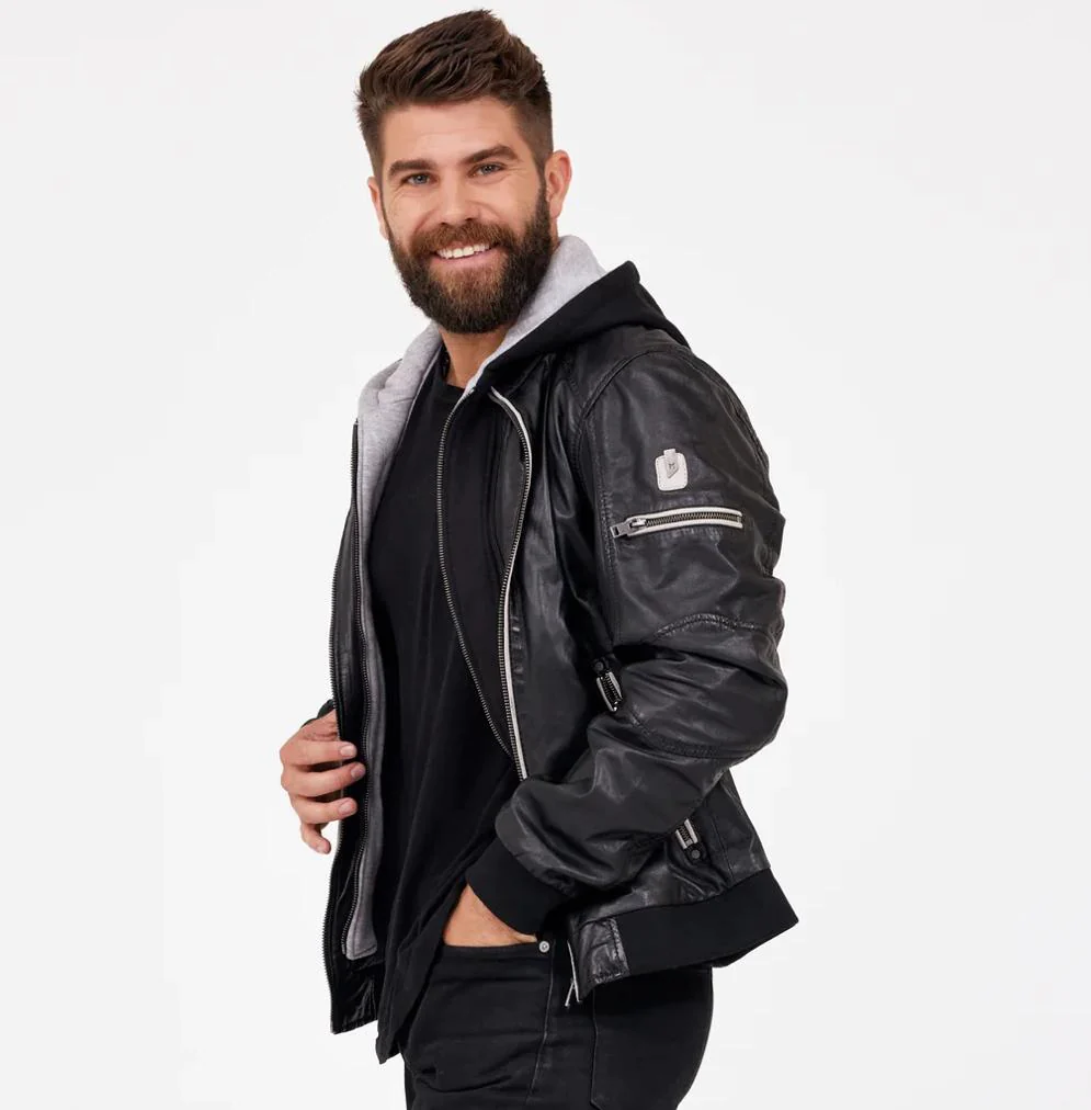 Mauritius Biko Men's Leather Jacket | RWL Shadyside