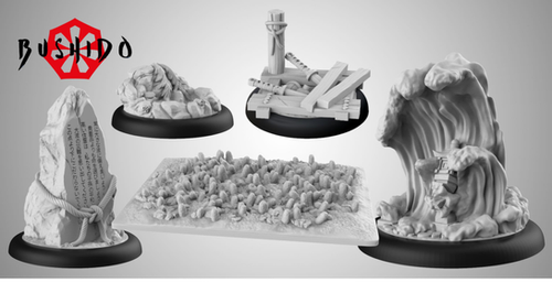 Bushido Terrain Pack | Fire Forged Minis
