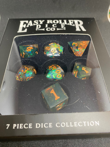 Amber Shard Dice | Fire Forged Minis