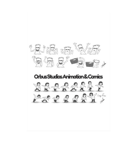 Orbus Animation Cels [Large Poster] | Orbus Studios