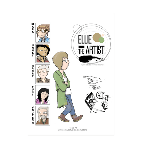 Ellie The Artist [Large Poster] | Orbus Studios