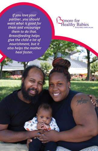 Supporting Breastfeeding Partner Poster (English) | BHB Website