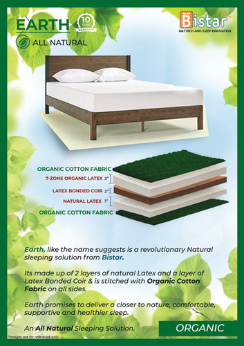 Bistar Earth ALL Natural Mattress 5" | Bistar