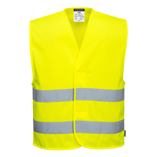 C374 - MeshAir Hi-Vis Two Band Vest | MBS WORKWEAR SUPPLIE