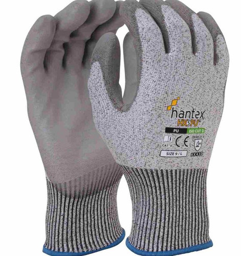 Hantex HX5-PU Cut Glove - ISO Cut D | MBS WORKWEAR SUPPLIE