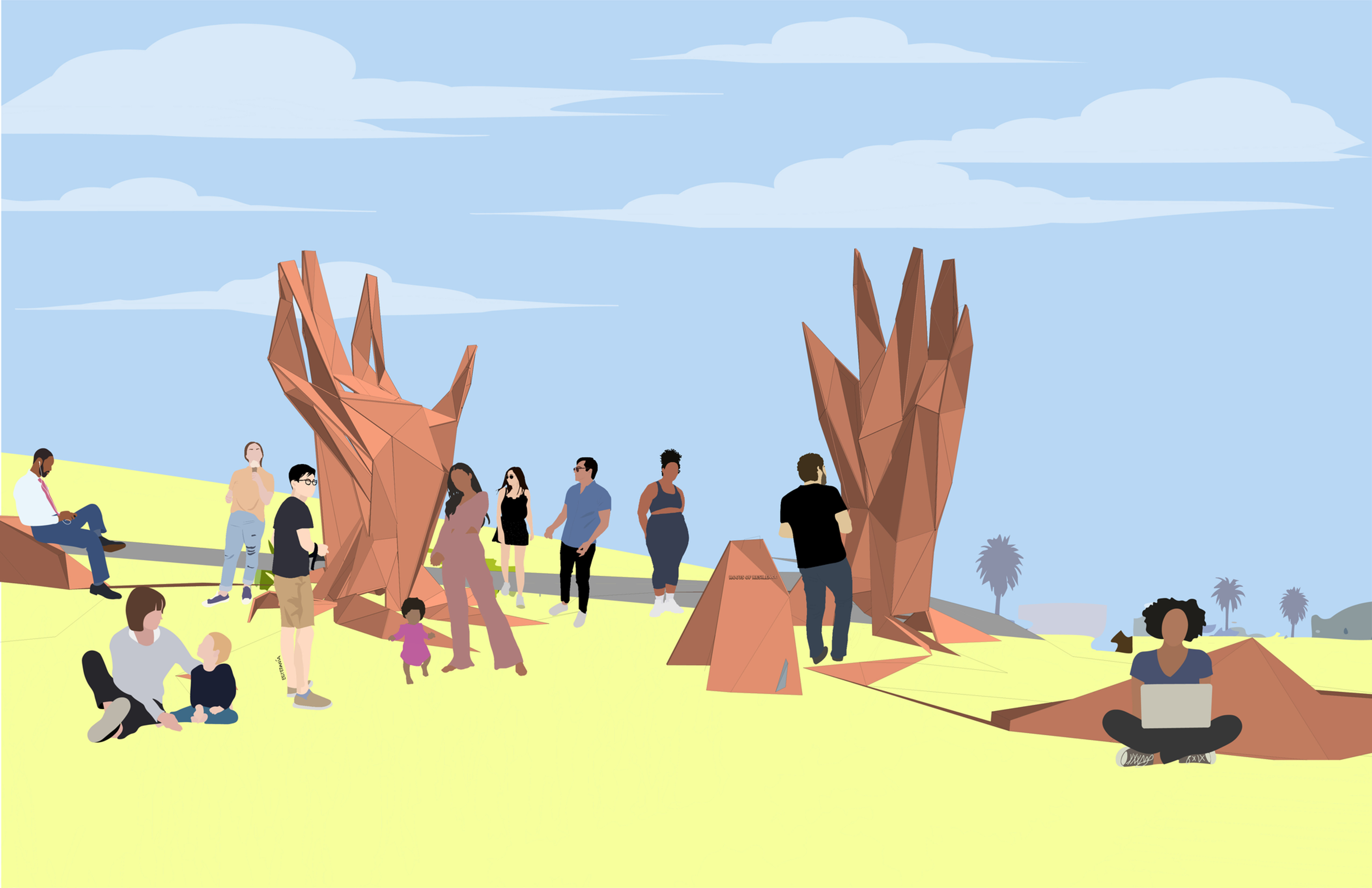 Bruce's Beach Art Installation