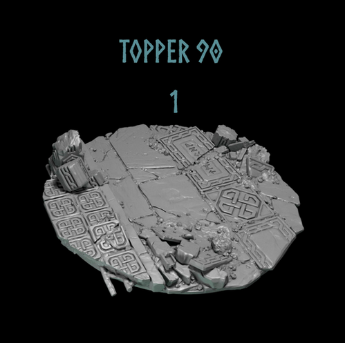 90mm Topper Upgrade Bits - Primal Hounds - Grey Tide Studios | Hog3D