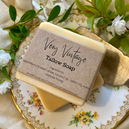 Very Vintage Tallow Soap | Herriot Cottage