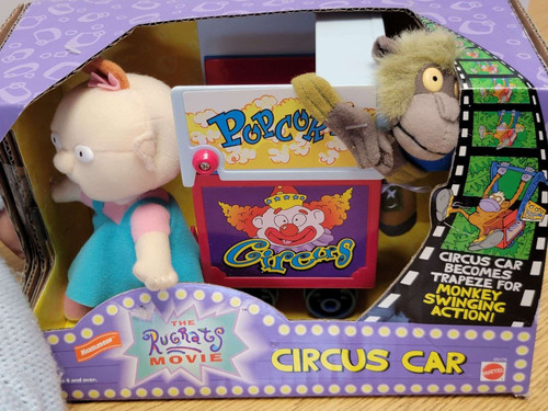 1998 Rugrats Movie Lil DeVille Circus Car Play Set Mattel 20175 Viacom ...