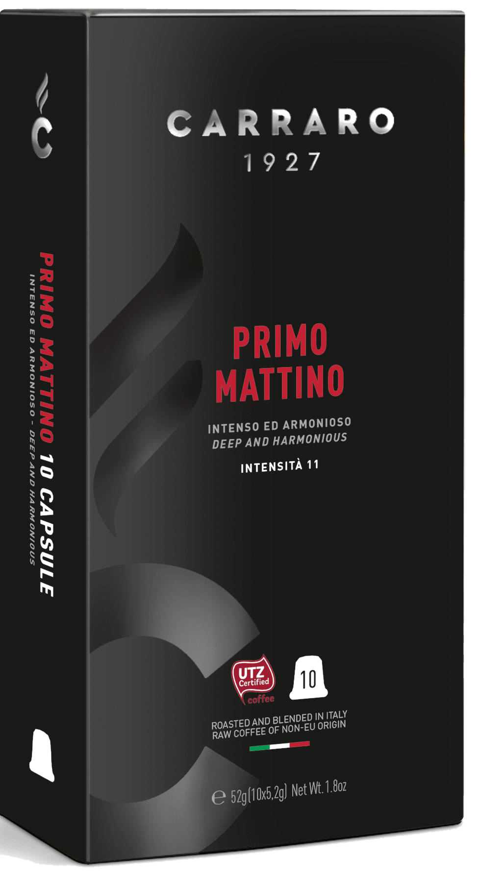 CARRARO PRIMO MATTINO 10 capsules compatible with Nespresso® machines ...