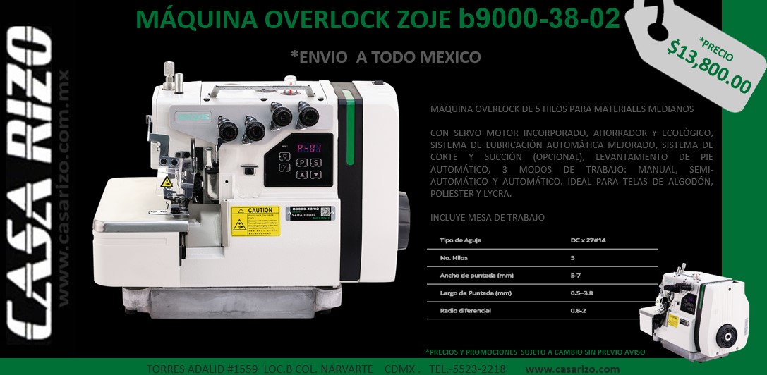 Promociones | Casa Rizo | Maquinas De Coser