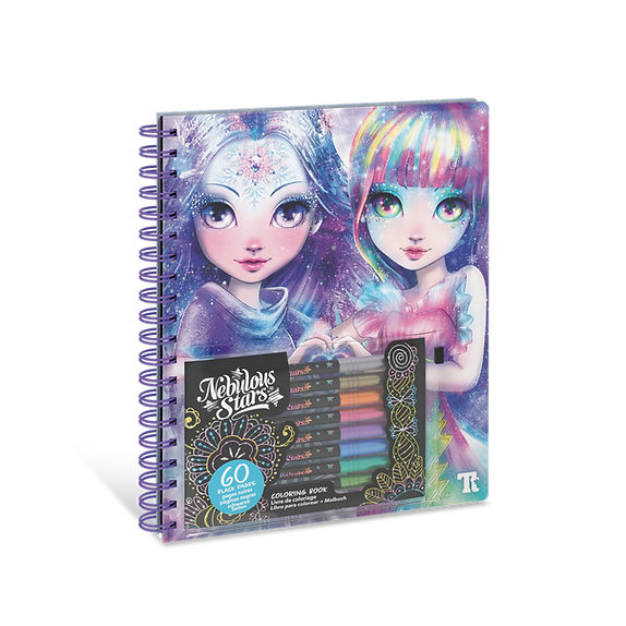 black pages coloring book