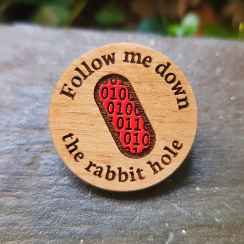 Down the Rabbit Hole Pin | BarkwoodCo