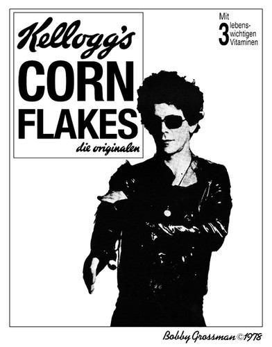 Lou Reed, Corn Flakes | Ki Smith Gallery