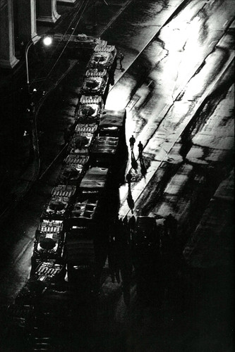 "KGB Troops surround the Kremlin, Manezh Square" 1991 | Ki Smith Gallery