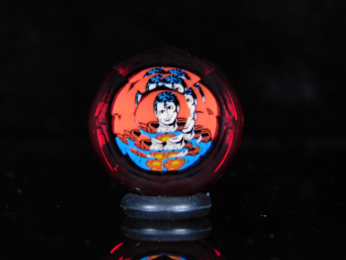 Faceted Superman Marble | Mr.Facet