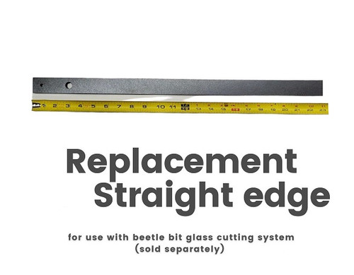 Replacement 585mm Straight Edge Slide Bar | Axess Glass Products