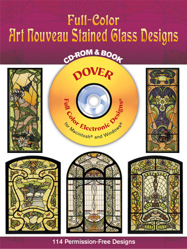 Book, Art Noveau Stained Glass Cd-Rom | ASGS Online Shop