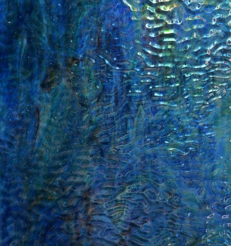 Blue/Green Wispy Ripple | Axess Glass Products