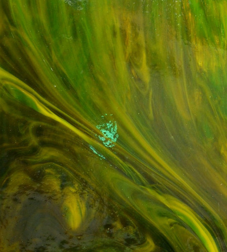 Green / Amber Wispy | Axess Glass Products