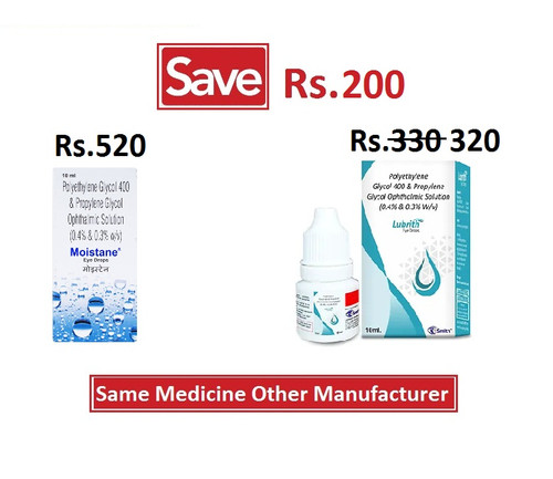 Moistane Vs Lubrith Eye Drop | sandeepmed.com