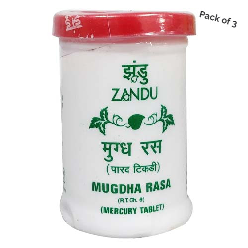 Zandu Mugdha Rasa Parad Tikdi 23Tablet | sandeepmed.com