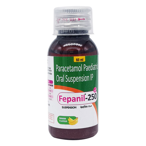 Fepanil 250 Banana Flavour Suspension 60ml | sandeepmed.com
