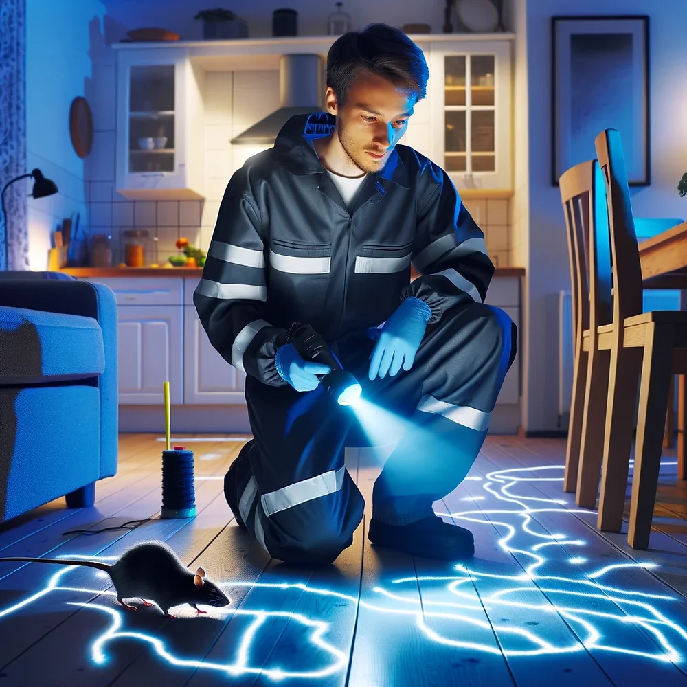 Effective Way To Find How Rodents Are Getting In: UV Tools