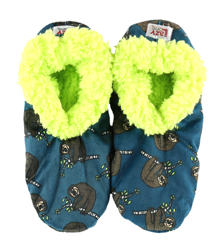 "Sloth" Fuzzy Feet Slippers by Lazy One | All About Animals
